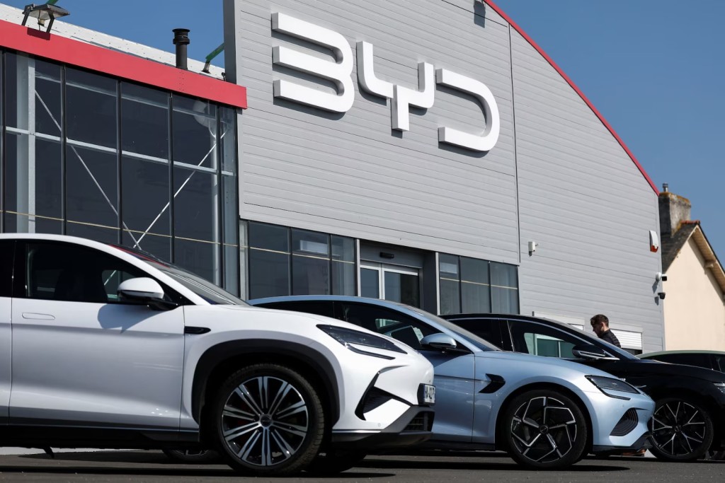 BYD's quarterly profit surges at fastest pace in nearly two years