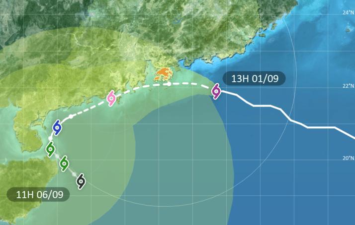 HKO warns of issuing higher typhoon signal tonight