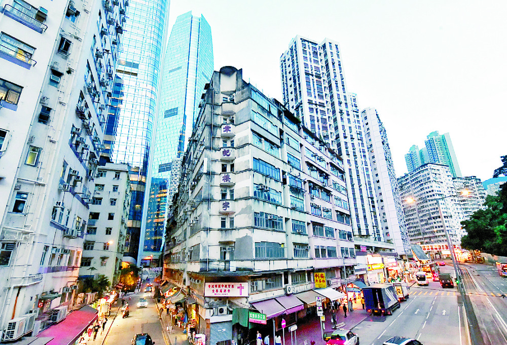 Old buildings four square for developers