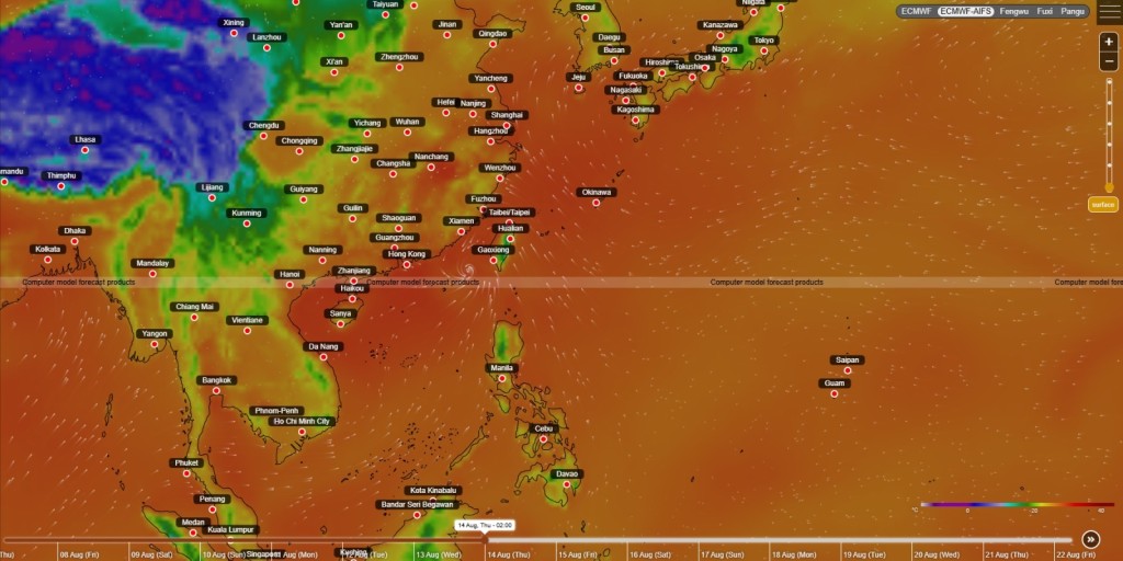 AI weather models predict potential storms may affect HK next week ...
