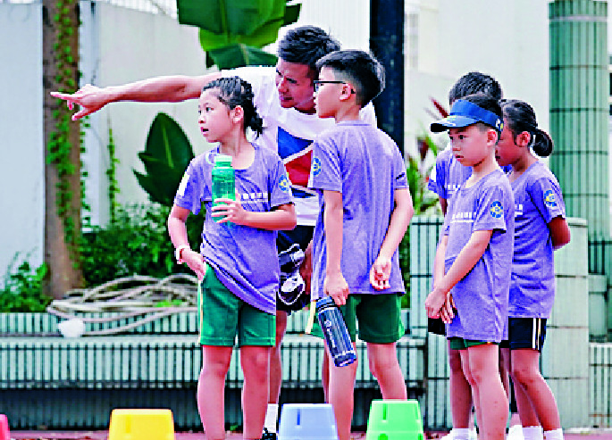Serving with a helping hand