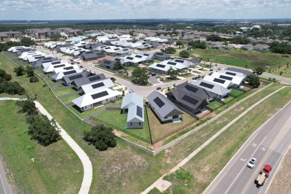 (Pictures) World's largest 3D-printed neighborhood nears completion in Texas