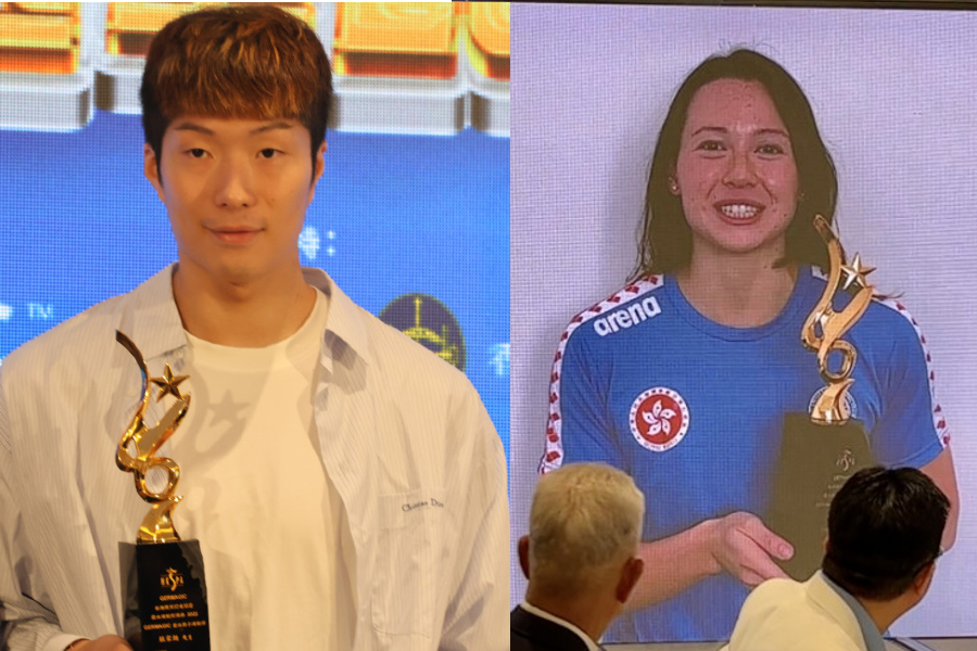Edgar Cheung and Siobhan Haughey named the best athletes by journalists