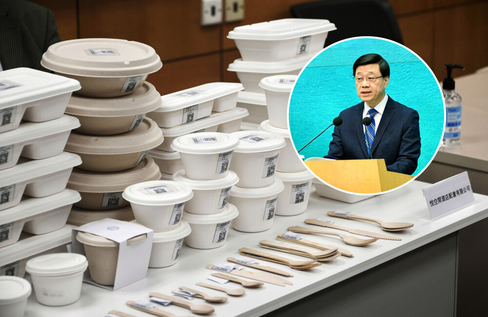 Roll out of single-use plastics ban ‘smooth and steady’, says John Lee