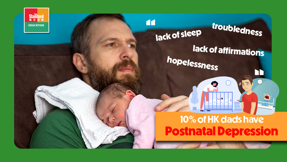 10% of HK dads have postnatal depression