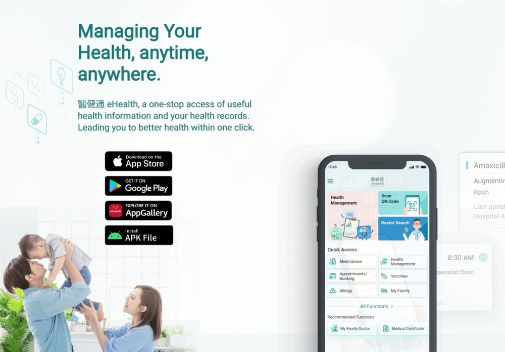 Parents can now register eHealth accounts for their kids