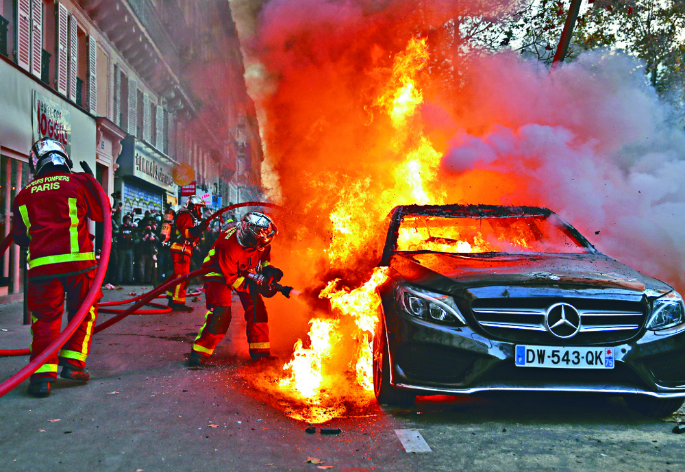 French rage at security bill