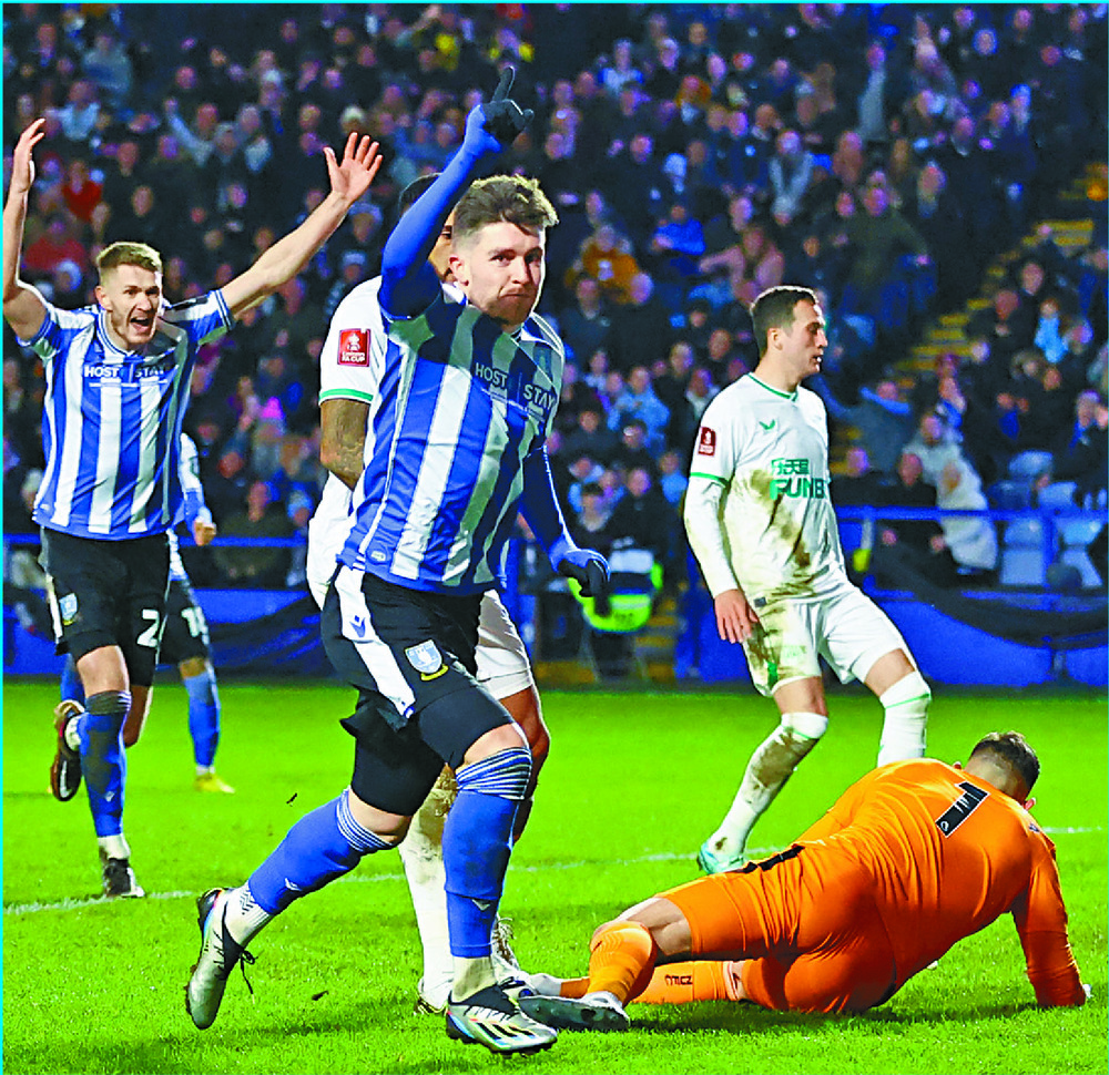 High-flying Newcastle stunned by Owls but Reds ride their luck