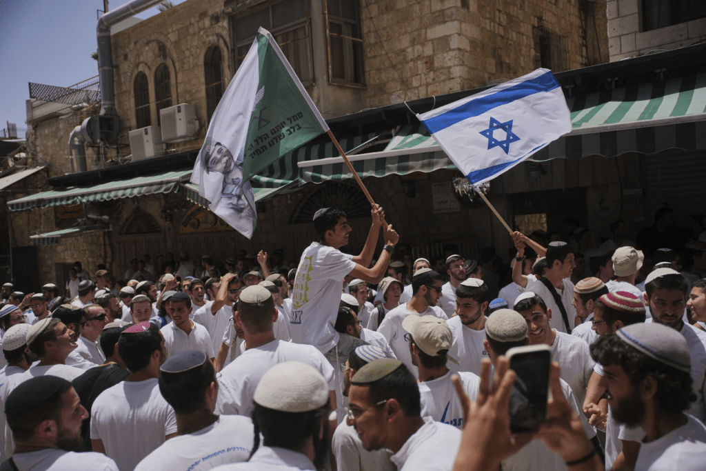 Thousands of Israeli nationalists chant 'death to Arabs' during annual ...