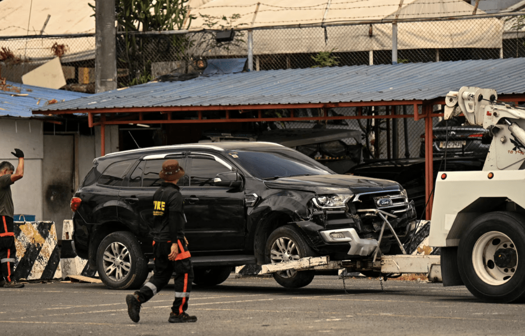 Five-year-old girl among two dead in Manila airport car crash