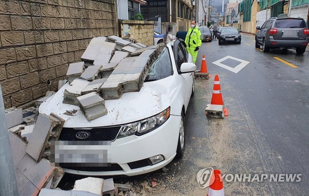Typhoon Haishen blows into southern region of Korea