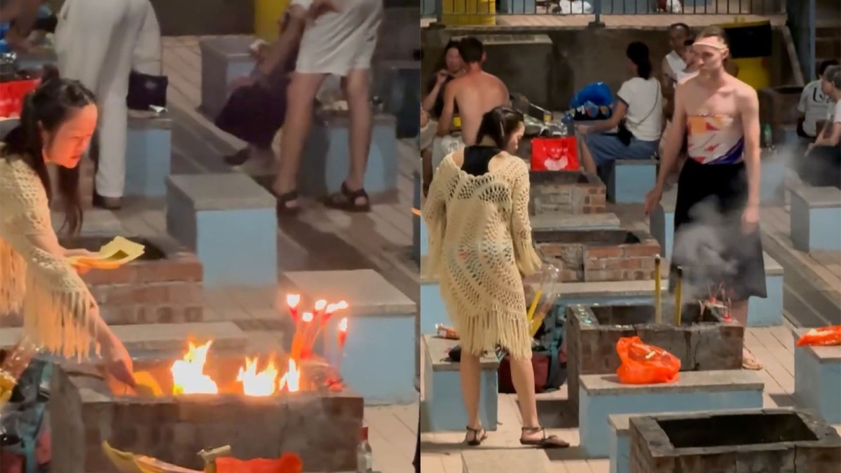Weirdest BBQ of the year? Couple’s Ghost Festival stunt at Deep Water ...
