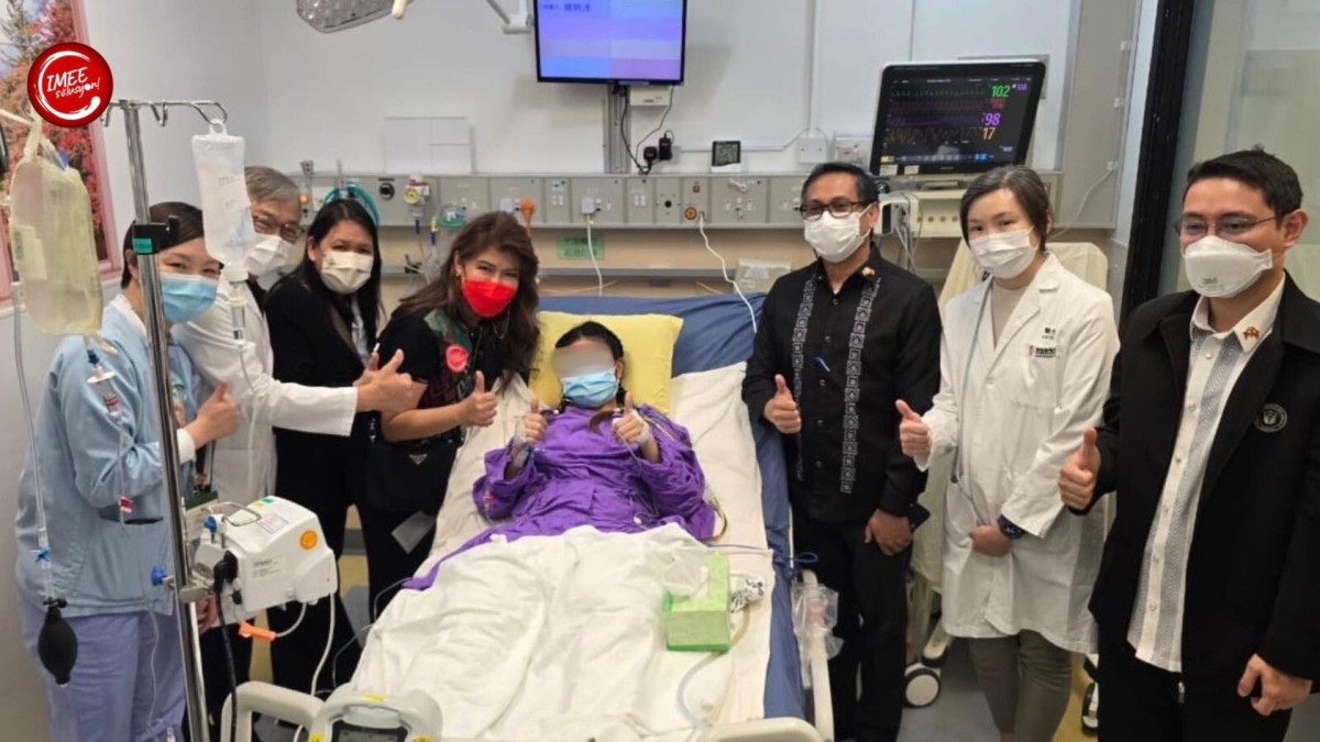 Filipino senator visits heroic domestic helper who shielded infant in ...
