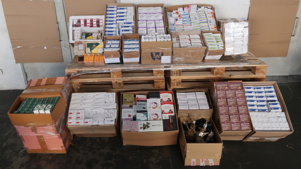 Custom seize smuggled goods worth $75m bound for Macau in two river vessels