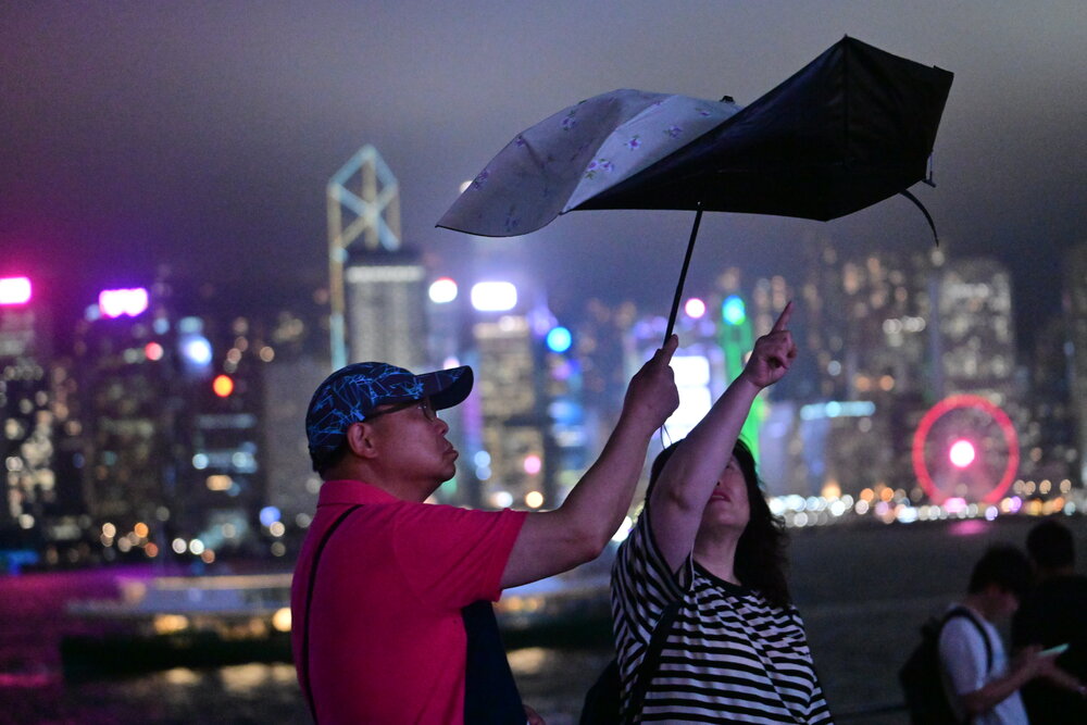 First typhoon signal of the year hoisted as storm brews