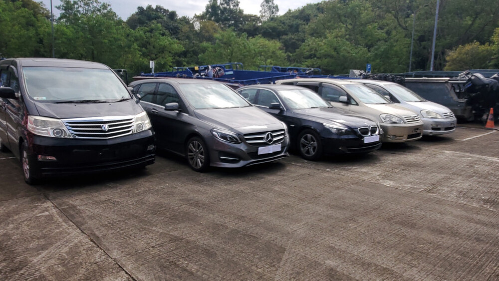 Five stolen cars recovered with four arrested