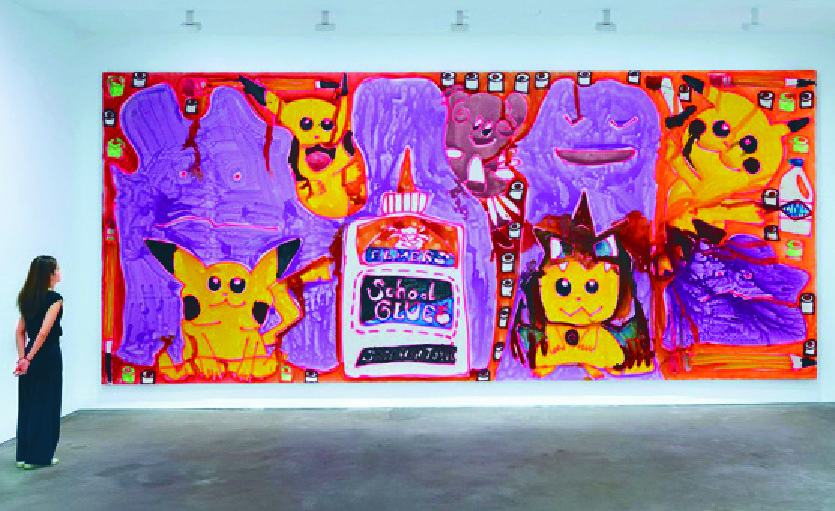 Playing peekaboo with Pikachu