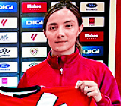 Footballer Iris ready for Spain