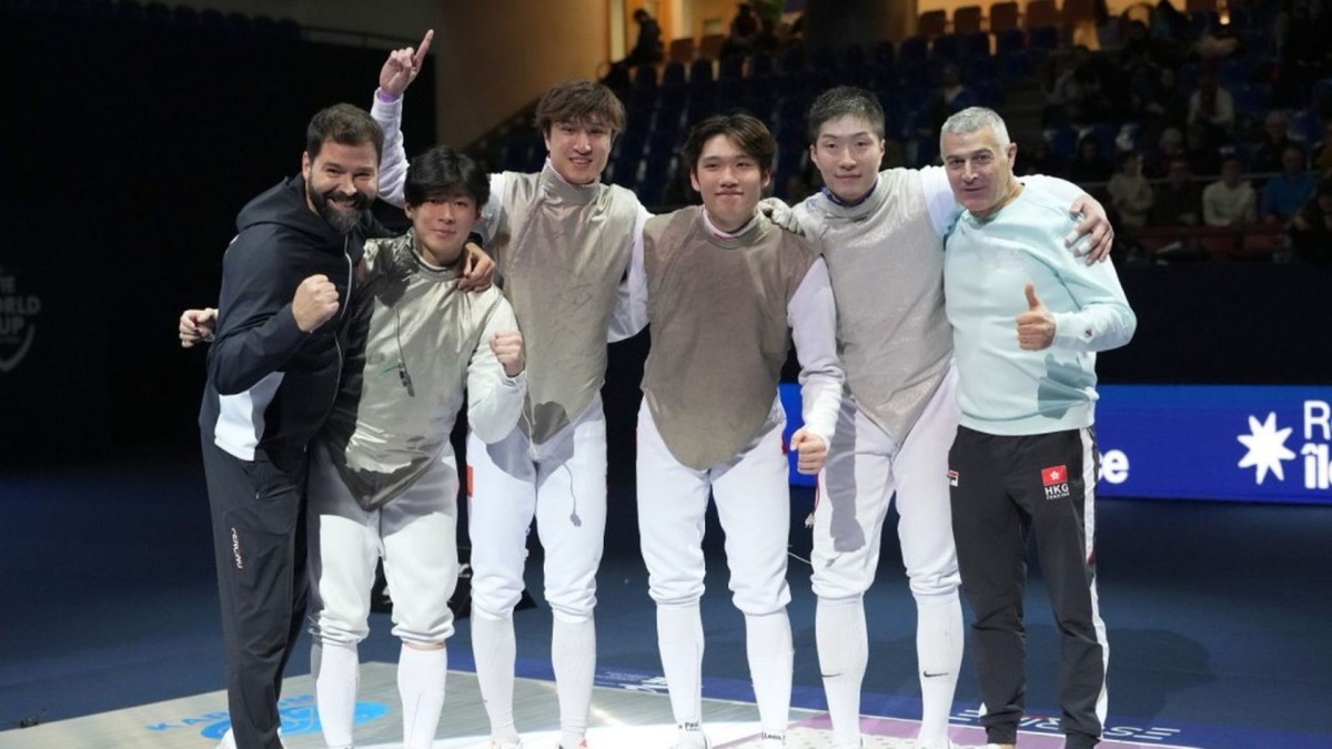 HK men's foil team wins gold at World Cup in Paris