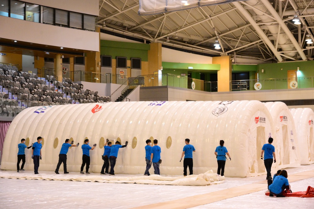 Inflatable testing labs to open Tuesday