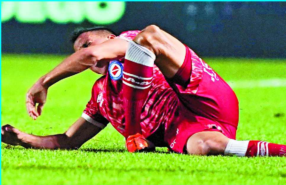 Marcelo in tears after causing horrific injury