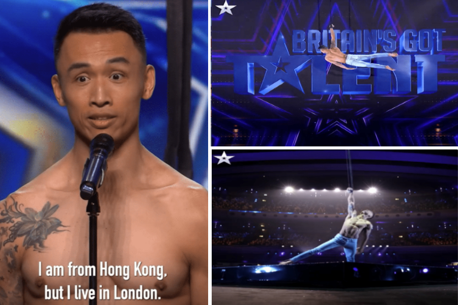 Jimmy Wong from HK spreads his wings on Britain's Got Talent with ...