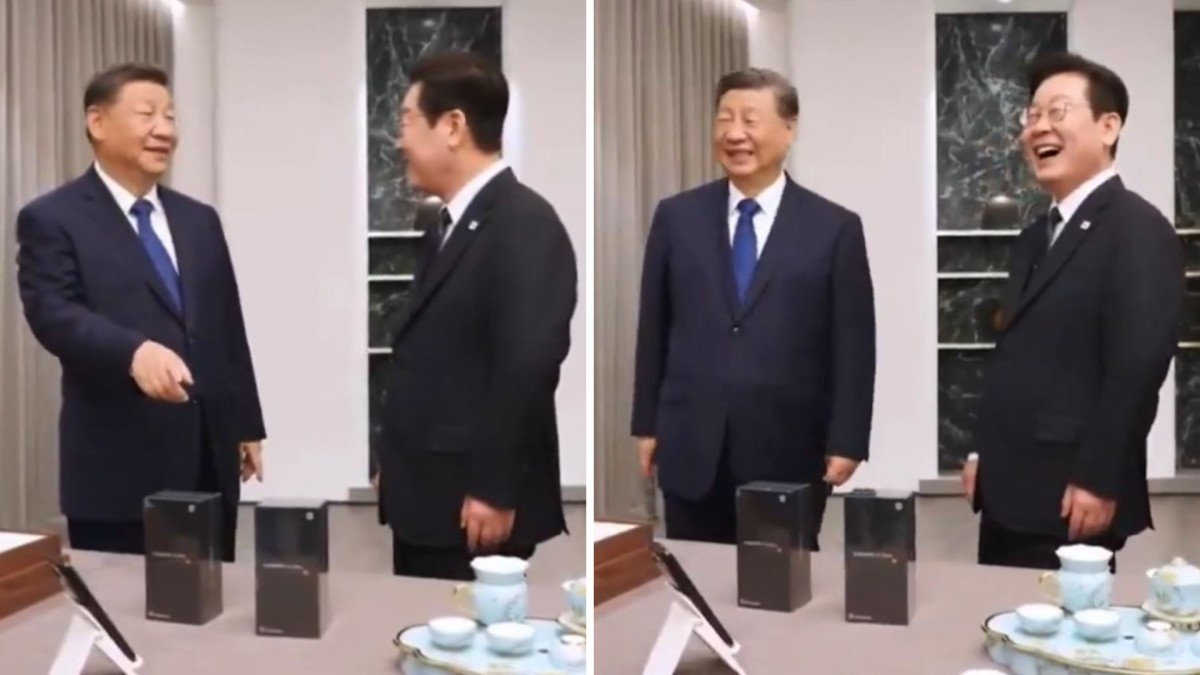 China's Xi jokes about 'backdoor' when gifting South Korea's Lee Xiaomi ...