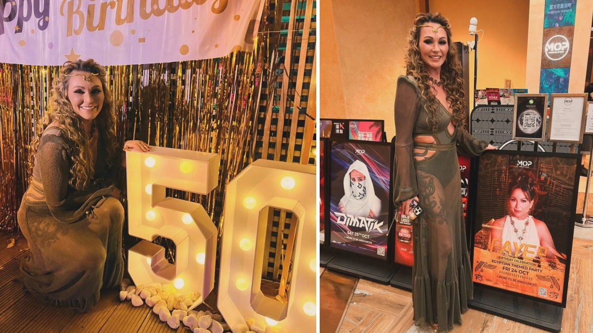Faye Ho celebrates milestone birthday with radiant appearance