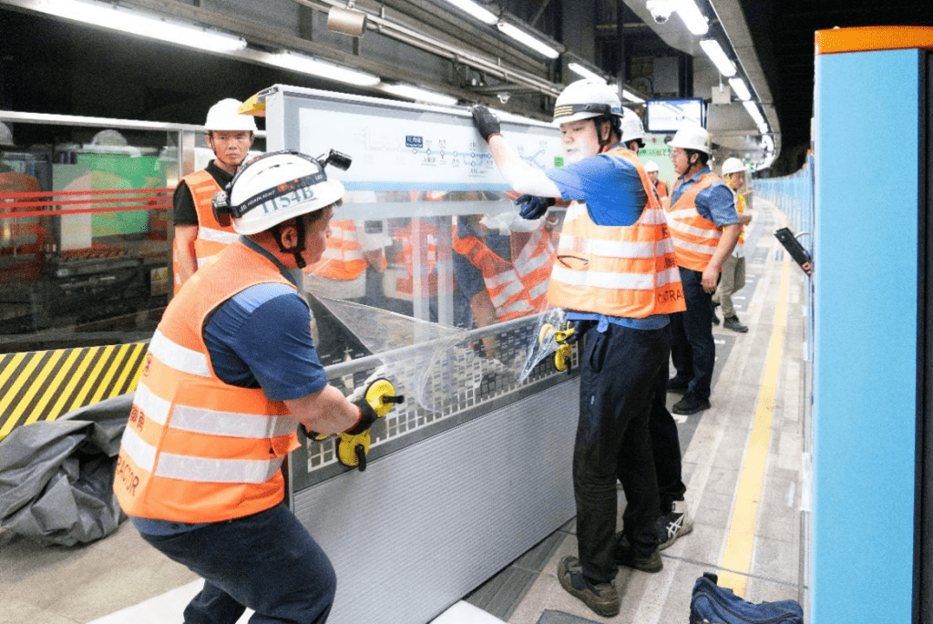 MTR completes East Rail Line platform gate installation six months early