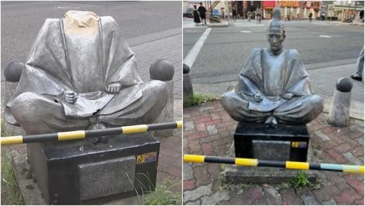 Japanese policeman probed for beheading Toyotomi Hideyoshi statue in Nagoya