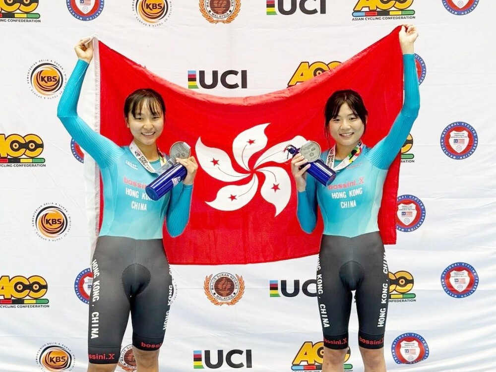 Ceci Lee, Chloe Leung claim madison silver at Asian Track Championships