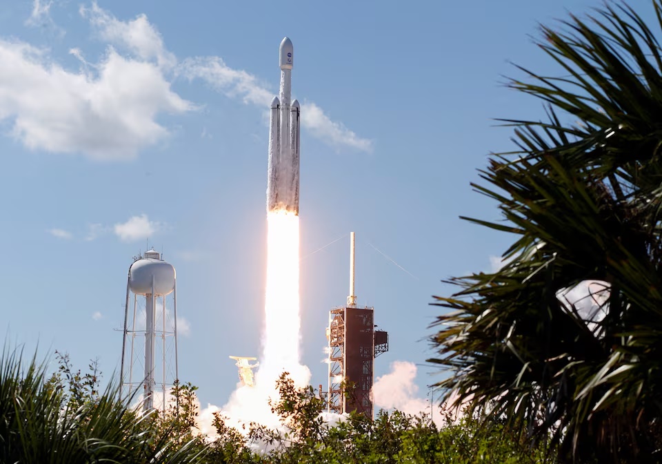 NASA spacecraft rockets toward Jupiter's moon Europa in search of the ...