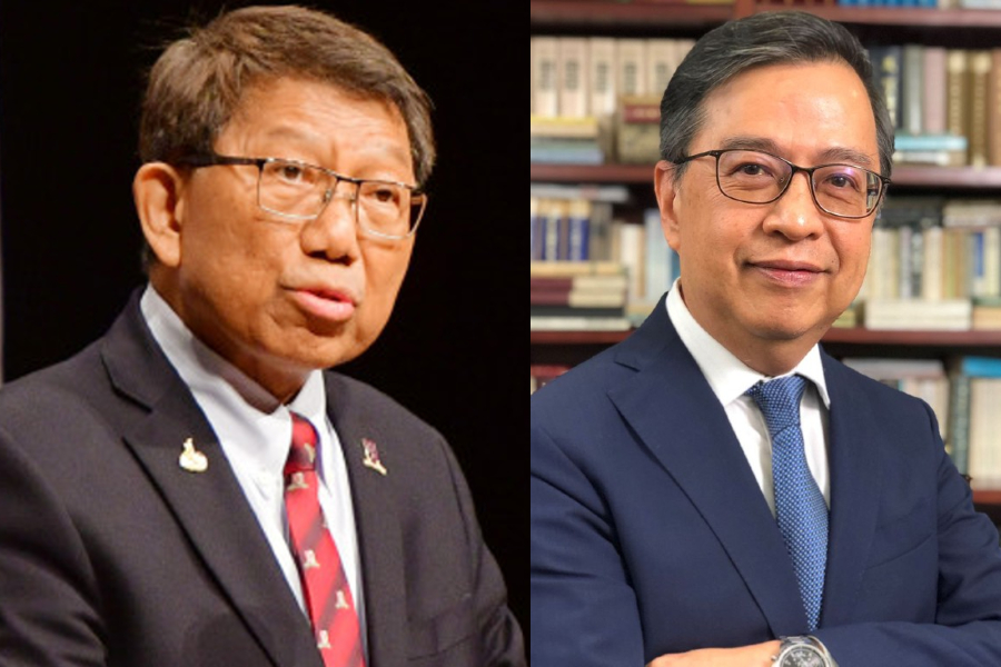 Alan Chan as acting principal of CUHK following Rocky Tuan's injury in ...