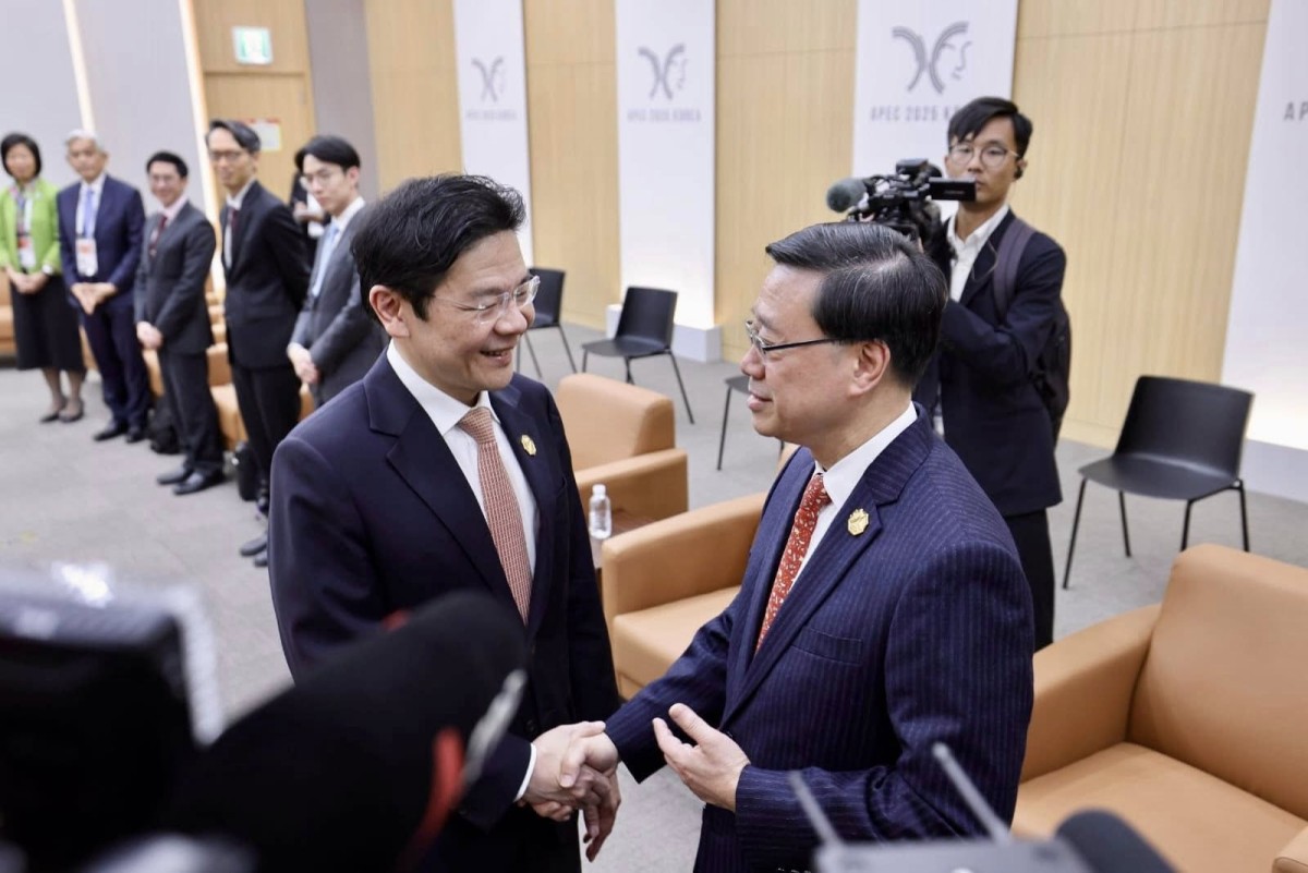 John Lee reunites with Singapore PM Lawrence Wong at APEC to forge ...
