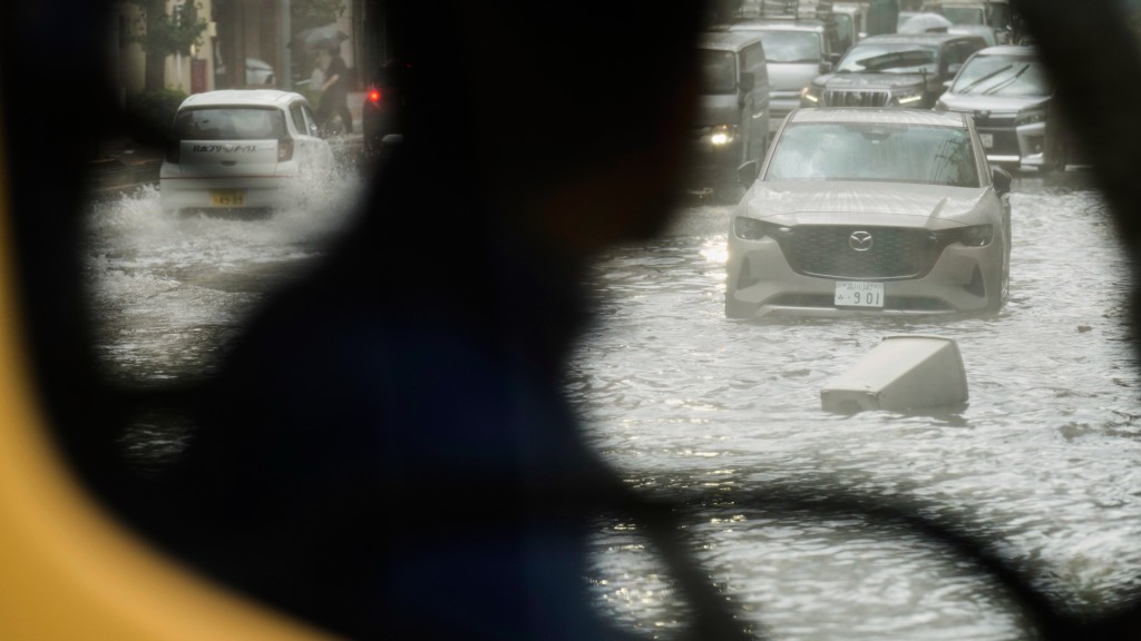 Tokyo hit by record-breaking short-duration rainfall, disrupting train ...