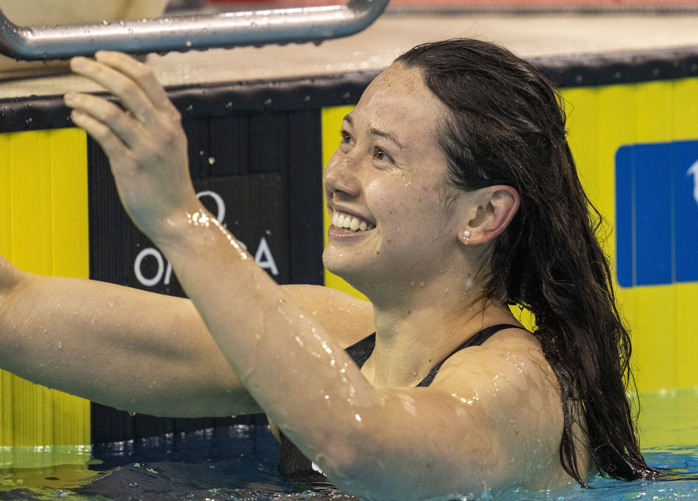 Swim queen finishes on high