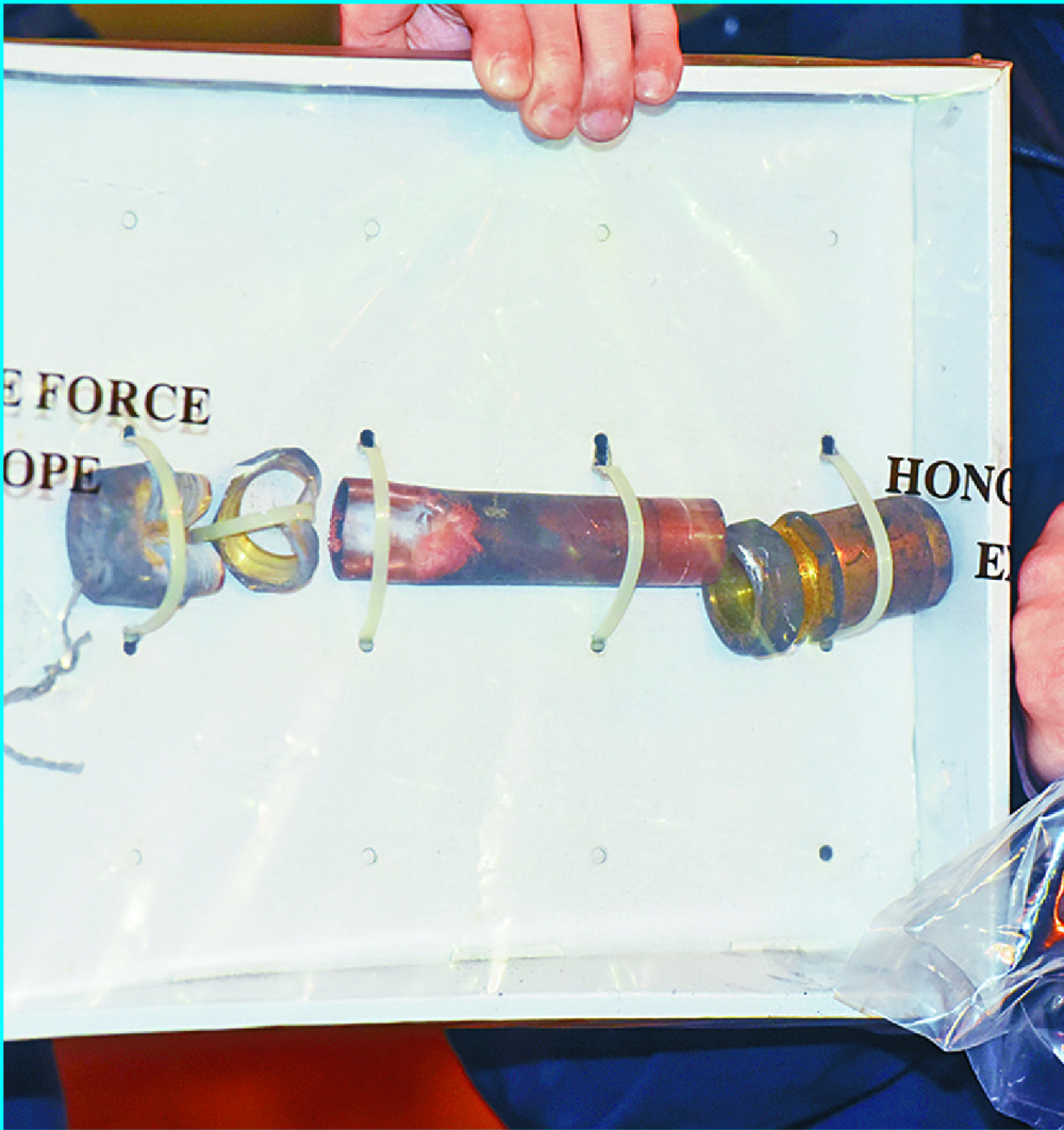 Deadly homemade pipe bomb discovered