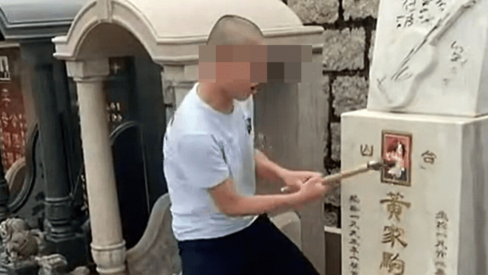 Duo sent to rehab and detention centers after vandalizing grave of Wong Ka-kui