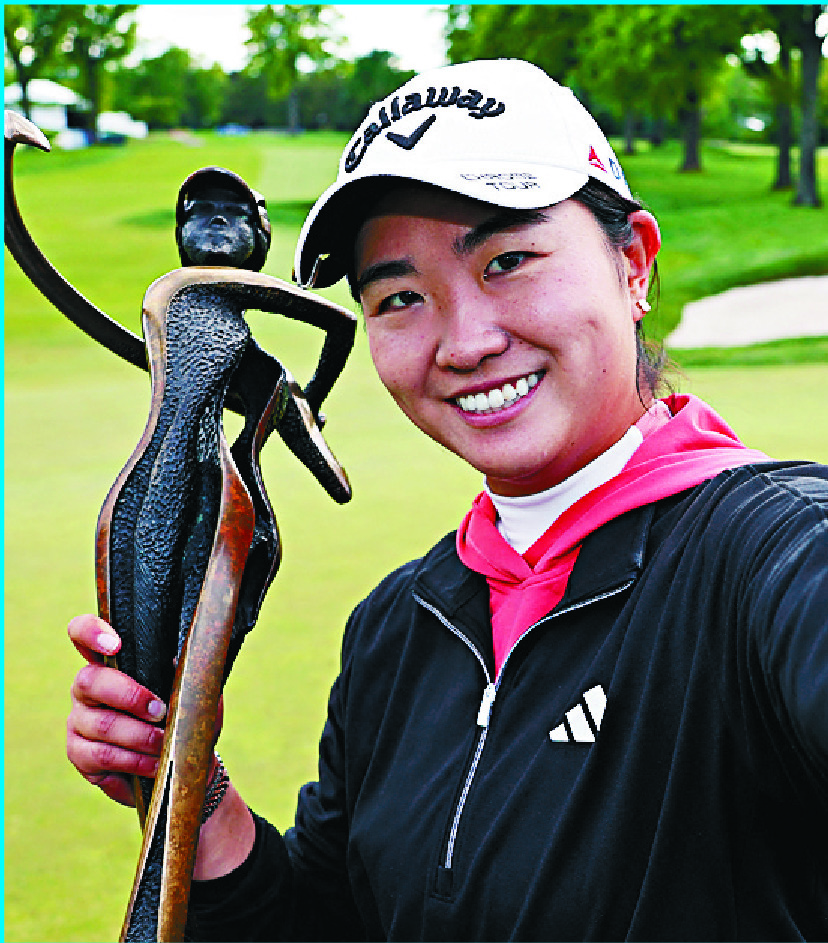 Zhang edges Sagstrom for second LPGA crown