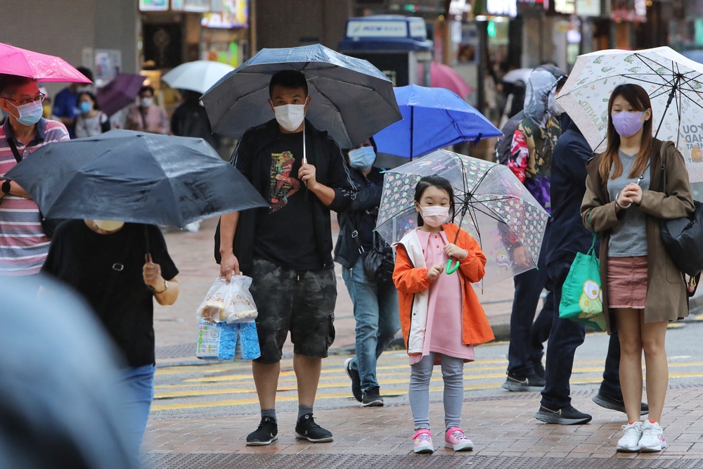 Showers brought on by upper-air disturbance to continue in coming week