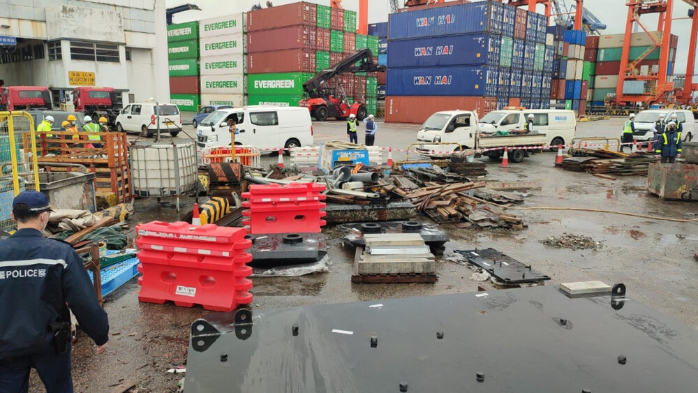 Gas explosion at Kwai Chung Container Terminals sees one worker dead