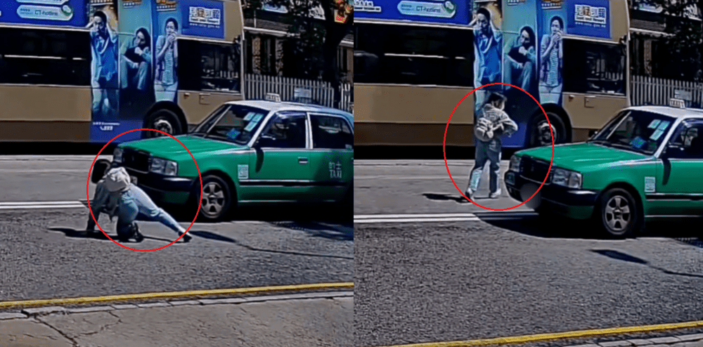 (Video) Shocking moment sees woman keep chasing a bus after being hit ...