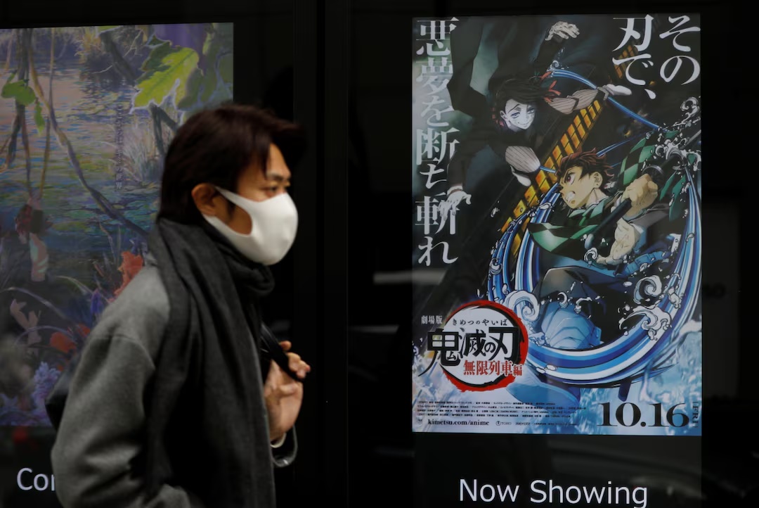 'Demon Slayer' becomes first Japanese movie to break 100bn yen