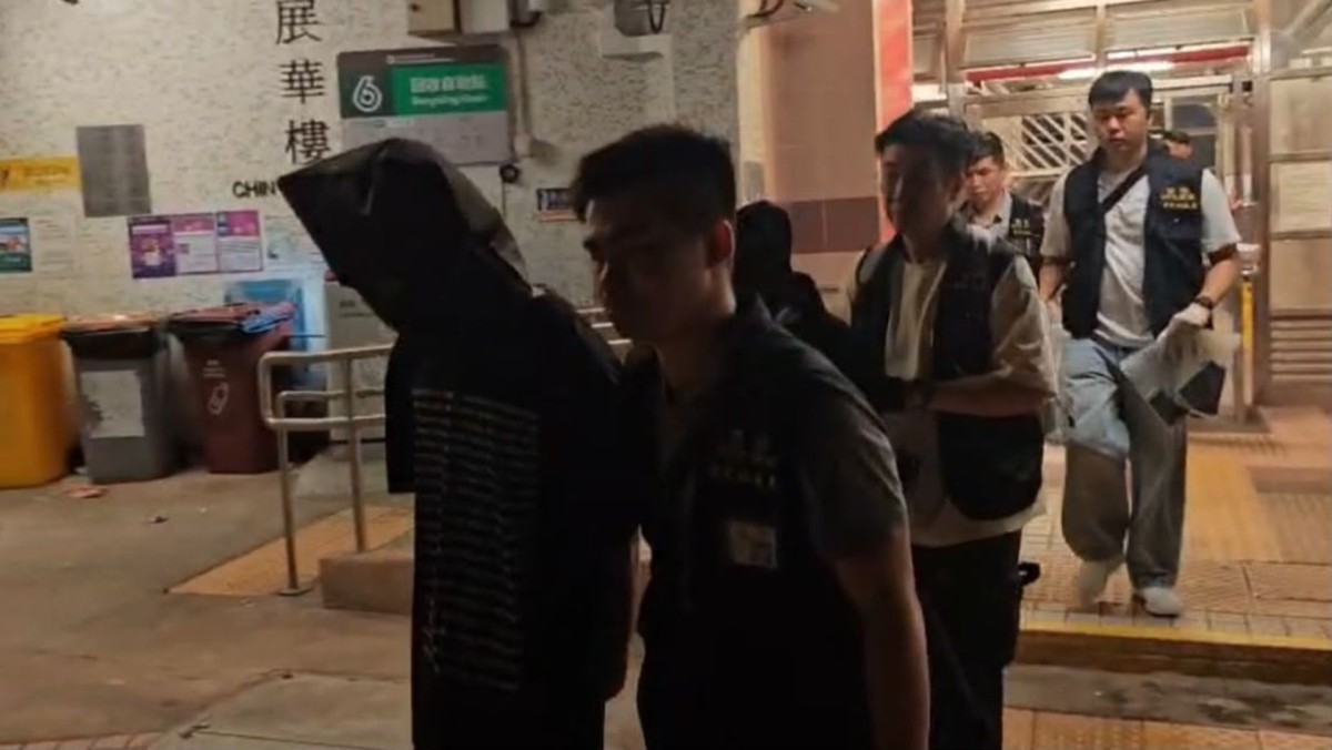2 teenage triad members arrested after weapons and drugs found in Lok ...