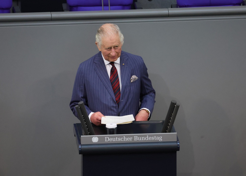 King Charles lauds unity on Ukraine war in bilingual Bundestag speech