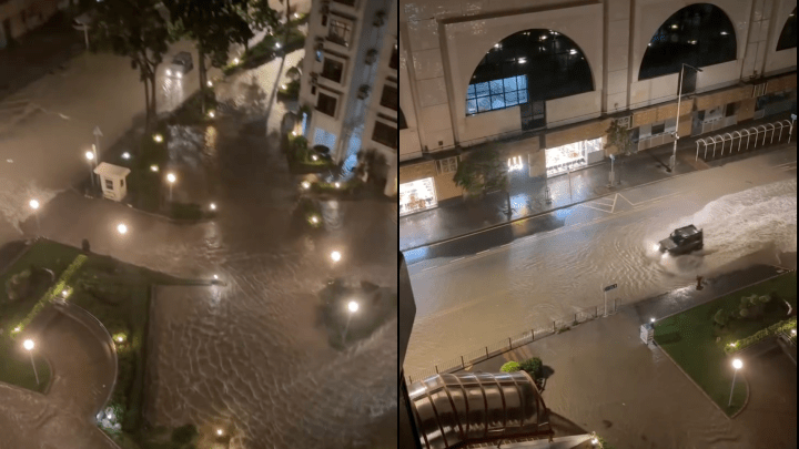 (Video) Storm surge causes seawater flooding in Heng Fa Chuen and Shing ...