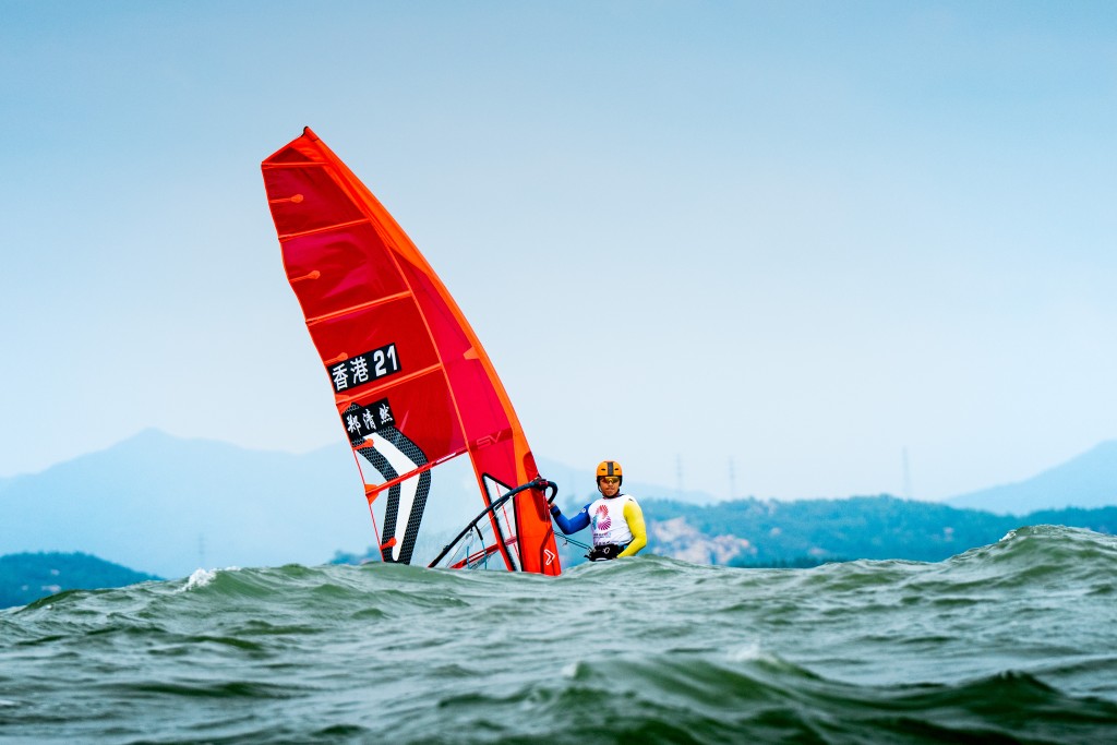 HK windsurfer Cheng Ching-yin misses medal but sets new record at ...