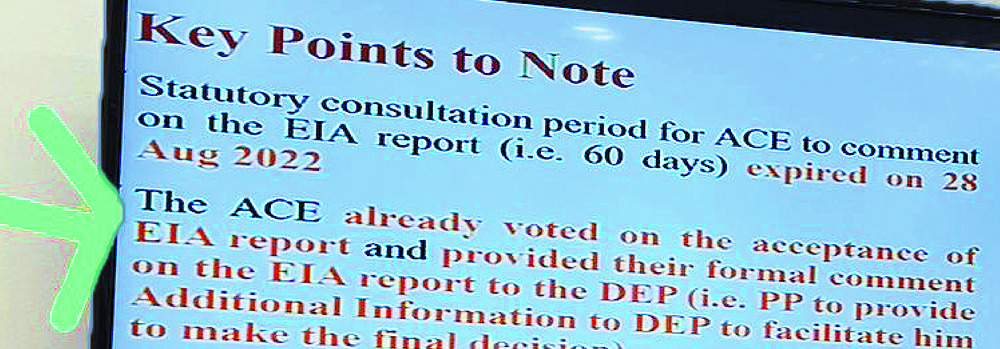 Confusing English in Fanling Golf Course report gives opposite meaning