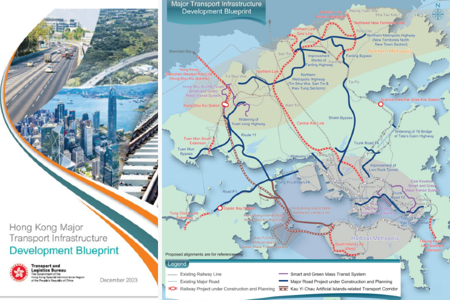 Hong Kong releases major transport infrastructure blueprint, proposes ...