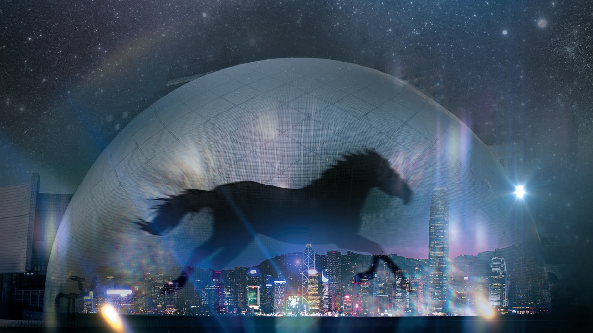 Horse-themed light show gallops onto Space Museum dome in Hong Kong ICH ...